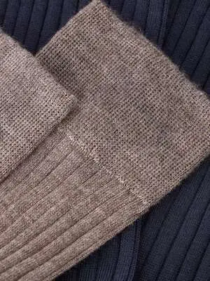 Mr P. Two-pack Cashmere And Silk-blend Socks