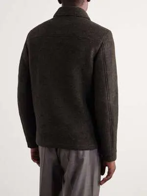 Nn07 Gael Brushed Wool-blend Jacket