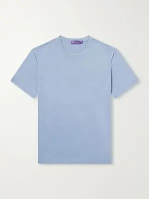 Ralph Lauren Purple Label Cotton-jersey T-shirt - Blue