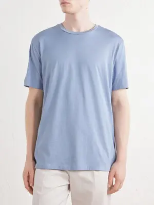 Ralph Lauren Purple Label Cotton-jersey T-shirt - Blue