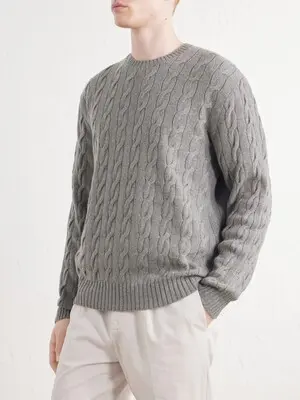 Ralph Lauren Purple Label Cashmere Cable-knit Sweater