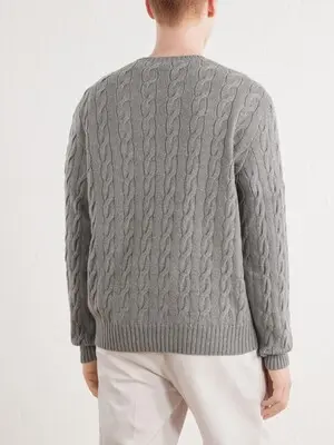 Ralph Lauren Purple Label Cashmere Cable-knit Sweater