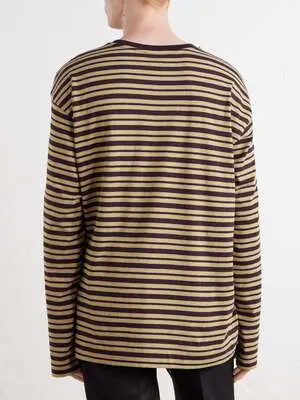 Dries Van Noten Hember Striped Cotton-jersey T-shirt