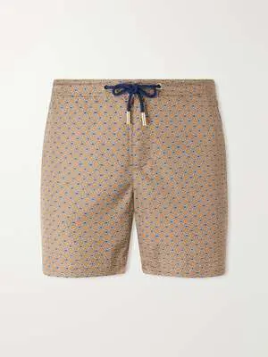 Orlebar Brown Bulldog Printed Shell Swim Shorts - Brown
