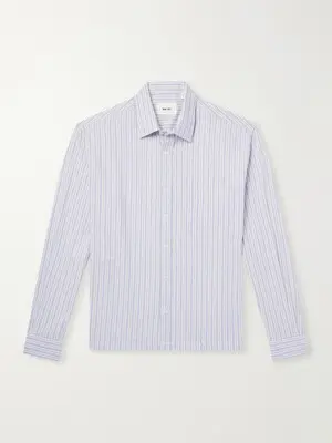 Nn07 Deon Herringbone Organic Cotton Shirt