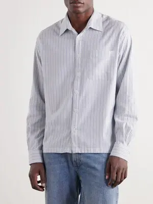 Nn07 Deon Herringbone Organic Cotton Shirt