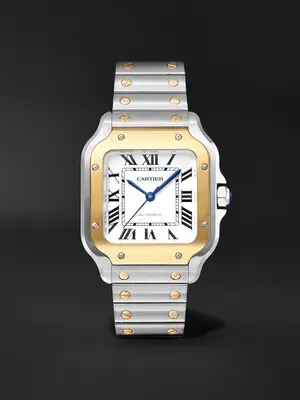 Cartier Santos De Medium Automatic Watch - White