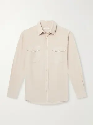 Boglioli Cotton-corduroy Shirt - Neutrals
