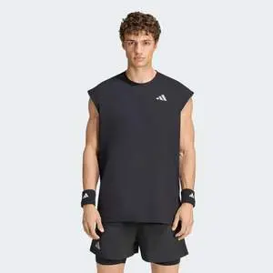 Adidas Tennis Climacool+ Oversized Sleeveless T-shirt - Black
