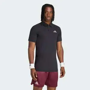 Adidas Tennis Climacool+ Freelift Polo Pro Shirt - Black