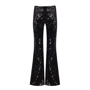 N'ONAT Midnight Sequin Flared Trousers