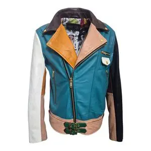 ZASTASTUDIO Artifact Theory Biker Leather Jacket