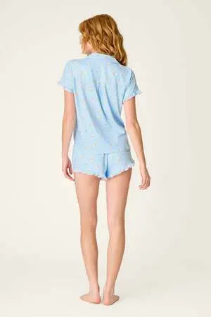 PJ Salvage Olive You Martini Print Short Pajama Set