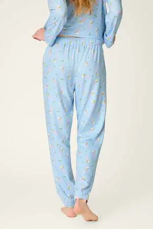 PJ Salvage Martini Print Jogger Pajama Pants