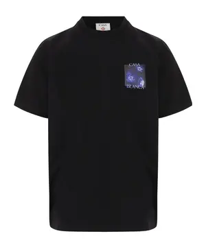 Casablanca Crew-neck T-shirt - Black