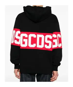 Gcds Long Sleeve Sweatshirt With Drawstring Hood
