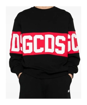 Gcds Crewneck Sweatshirt With Logo Detail