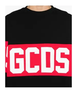 Gcds Crewneck Sweatshirt With Logo Detail