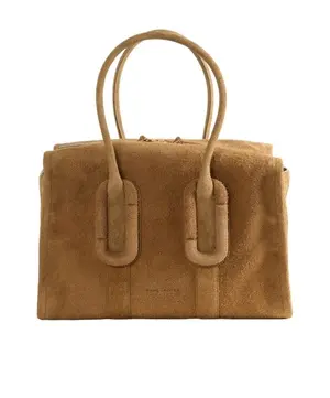 Marc Jacobs Textured Suede Tote Bag - Hazelnut