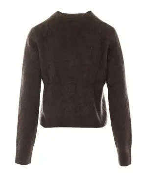 LISA YANG Cropped Fuzzy Cardigan - No