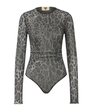 ANIYE BY Long-sleeve Bodysuit - Grey