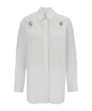 Simone Rocha Cut-out Detailed Shirt - White