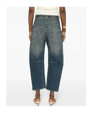 NILI LOTAN Belt-loop Jeans