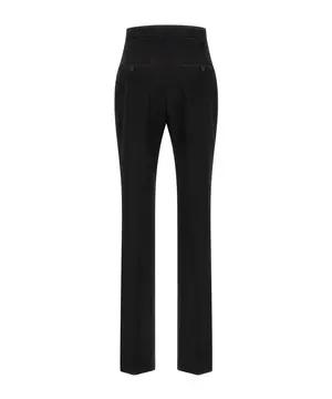 TOM FORD Satin-trim Wool Trousers