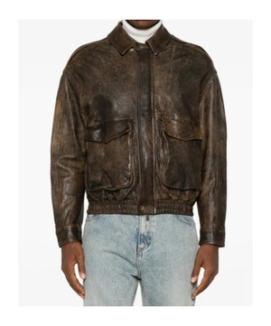 SALVATORE SANTORO Long-sleeve Leather Jacket
