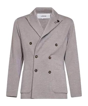 LARDINI Long-sleeve Blazer - Gray