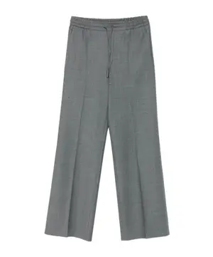BERWICH Elastic-waist Casual Trousers - Grey