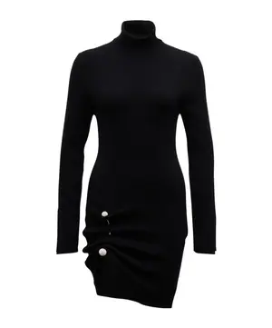Giuseppe Di Morabito High Neck Ribbed Dress
