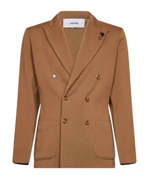 LARDINI Long-sleeve Blazer - Brown