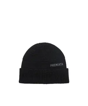 Premiata Cuffed Knit Hat - Anthracite