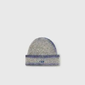 DIESEL® Alpaca-blend Beanie With Sprayed Effect - Grey