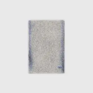 DIESEL® Alpaca-blend Scarf With Sprayed Effect - Grey