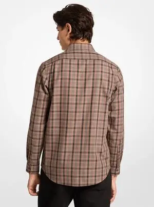 Michael Kors Plaid Cotton Shirt