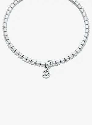 Michael Kors Pavé Stretch Tennis Bracelet - Silver
