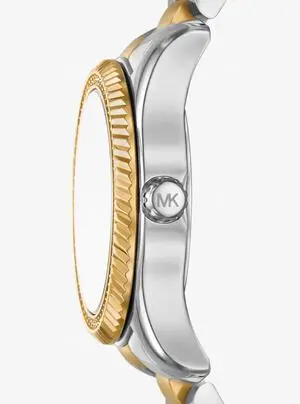 Michael Kors Mini Lexington Pavé Two-tone Watch