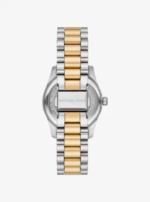 Michael Kors Mini Lexington Pavé Two-tone Watch