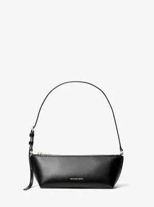 Michael Kors Laila Small Leather Pochette - Black
