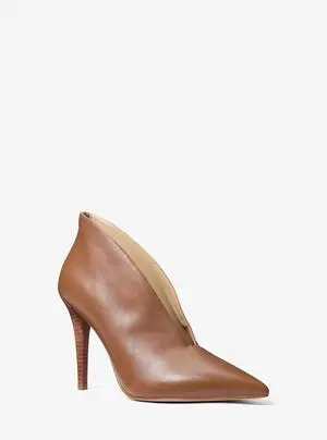 Michael Kors Tonya Leather Pump - Brown