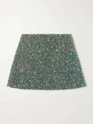 CLIO PEPPIATT Ayla Embellished Mini Skirt