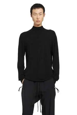 THOM KROM Cashmere-blend Knit Mock Neck Sweater