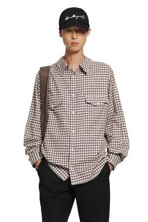 MAISON MARGIELA Check Cotton Flannel Shirt