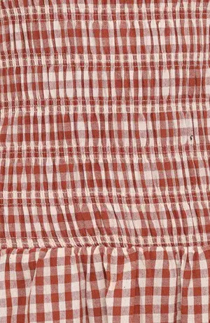 PETAL & PUP Maleny Gingham Smocked Maxi Dress