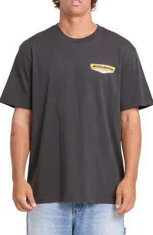 BILLABONG Snatch Premium Graphic T-shirt - Raven