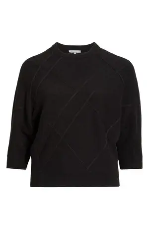 Wit & Wisdom Dolman Sleeve Crewneck Sweater - Black