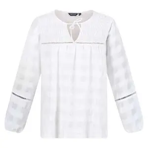 REGATTA Calluna Keyhole Blouse - White