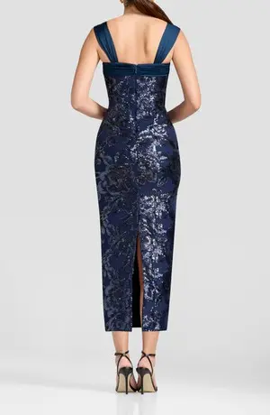 Dress The Population Julie Sequin Sleeveless Gown